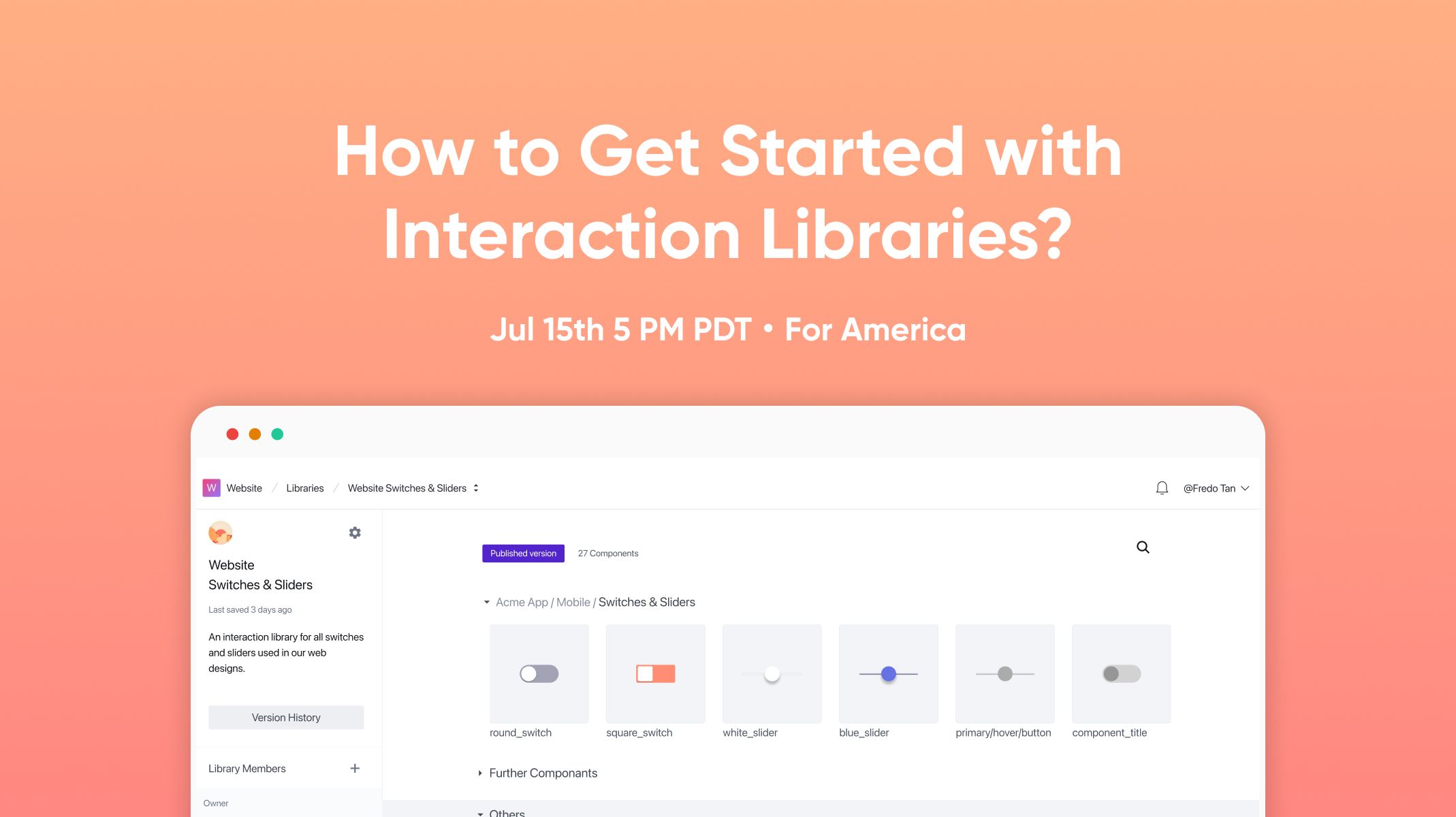 Interaction Libraries Workshop | ProtoPie
